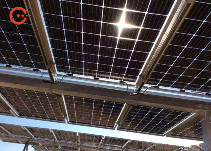 Bifacial N Type Silicon Solar Cell , 390W Commercial Solar Panels With ...