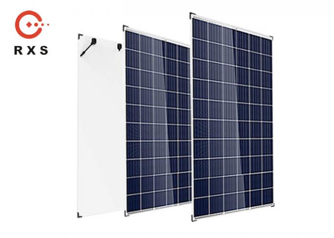 White Polycrystalline PV Module 275W 60 Cells Double Semi Tempered Glasses