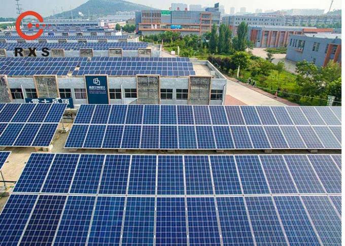 90 KW On Grid Solar Power System , Poly Solar Panel Power System For Home