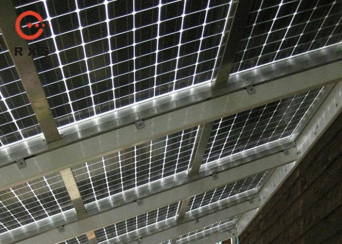 High Transparent BIPV Solar Panels , Photovoltaic Roof Panels For ...