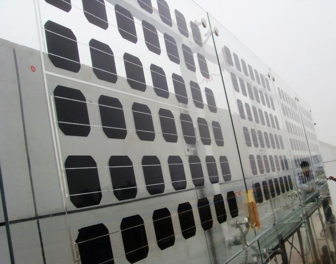 Bifacial Transparent Crystalline Solar PV Module 200watt 210w ...