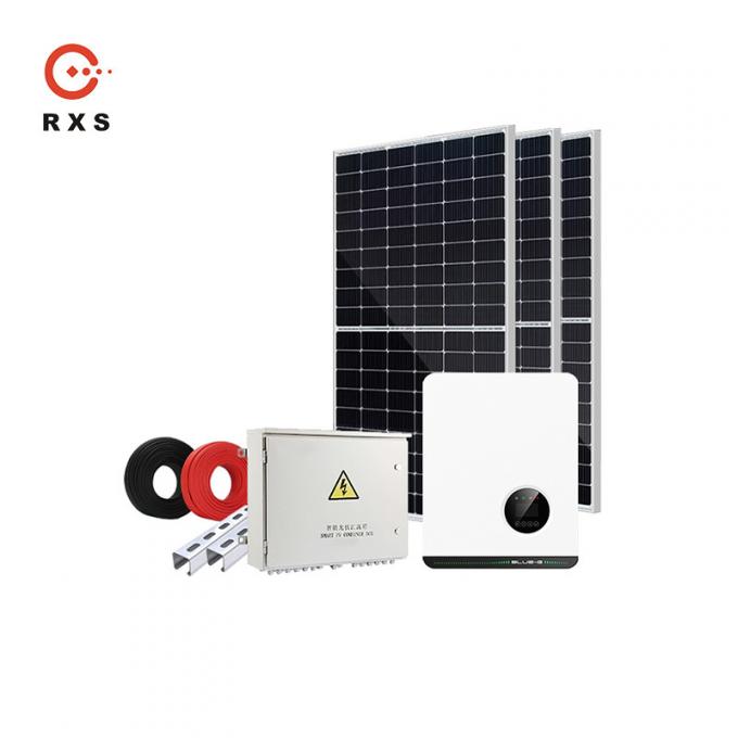 400W 410W Solar PV Module On Grid With Solar Inverter Residential Solar ...